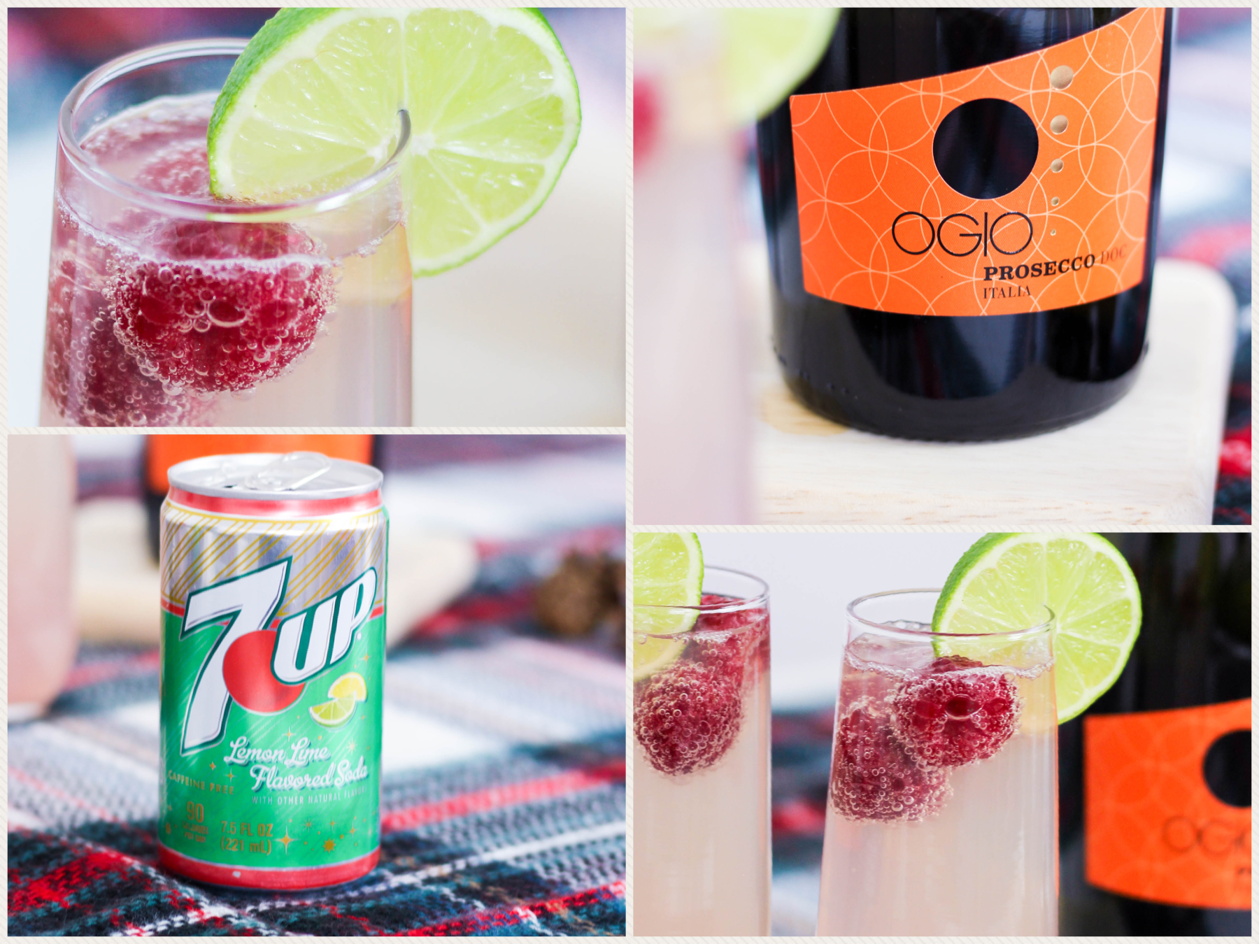 Raspberry Lime Mimosa | Corks & Cheers